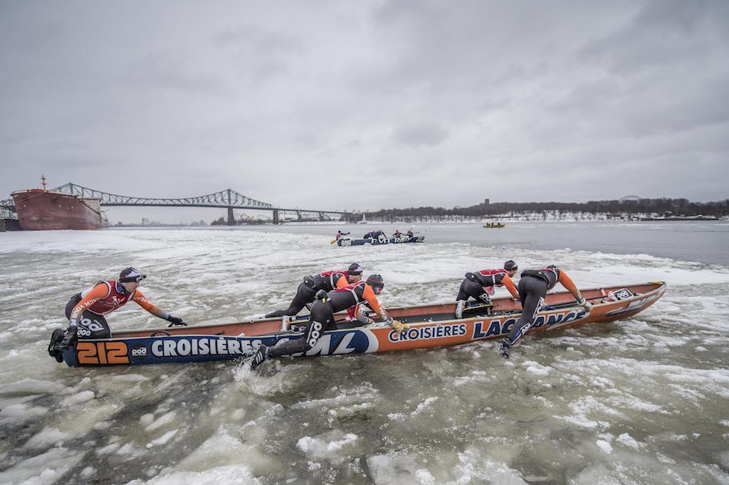 Montréal Ice Canoe Challenge | Old Port of Montréal